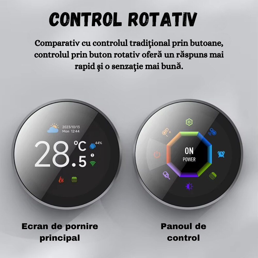 Termostat inteligent de ambient pentru centrala BIRAI® Design modern ...