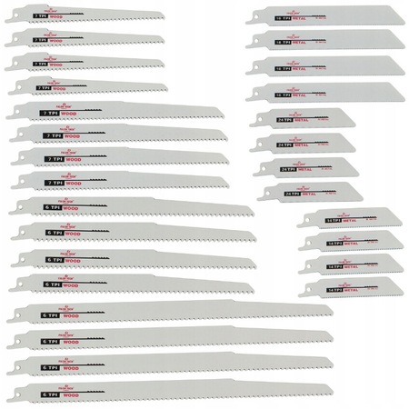 Set 28 panze fierastraie, Falon-Tech, 4"-12" - eMAG.ro