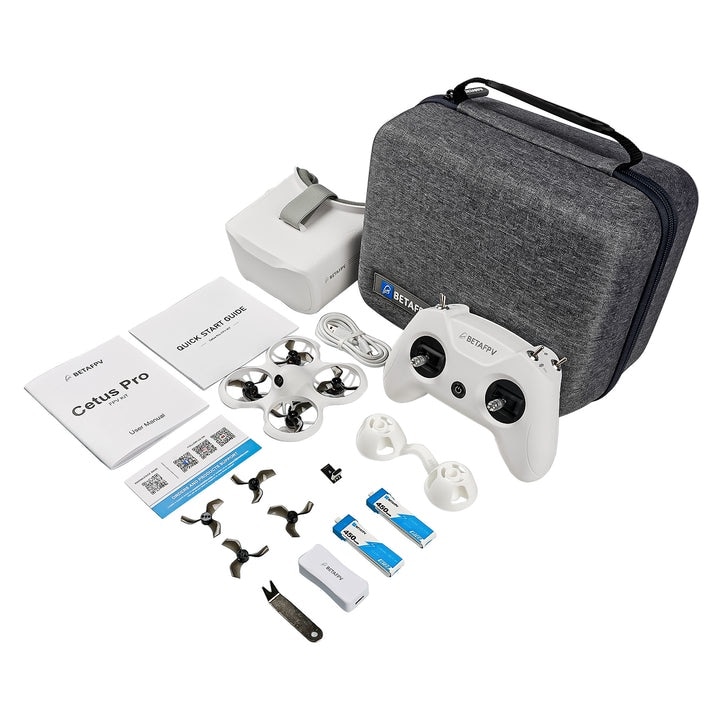Kit drona FPV BetaFPV Cetus Pro cu drona si ochelari FPV inclusi, set ...