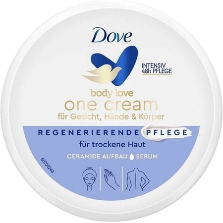 Crema regeneranta pentru fata, maini si corp Body Love One Cream Dove ...