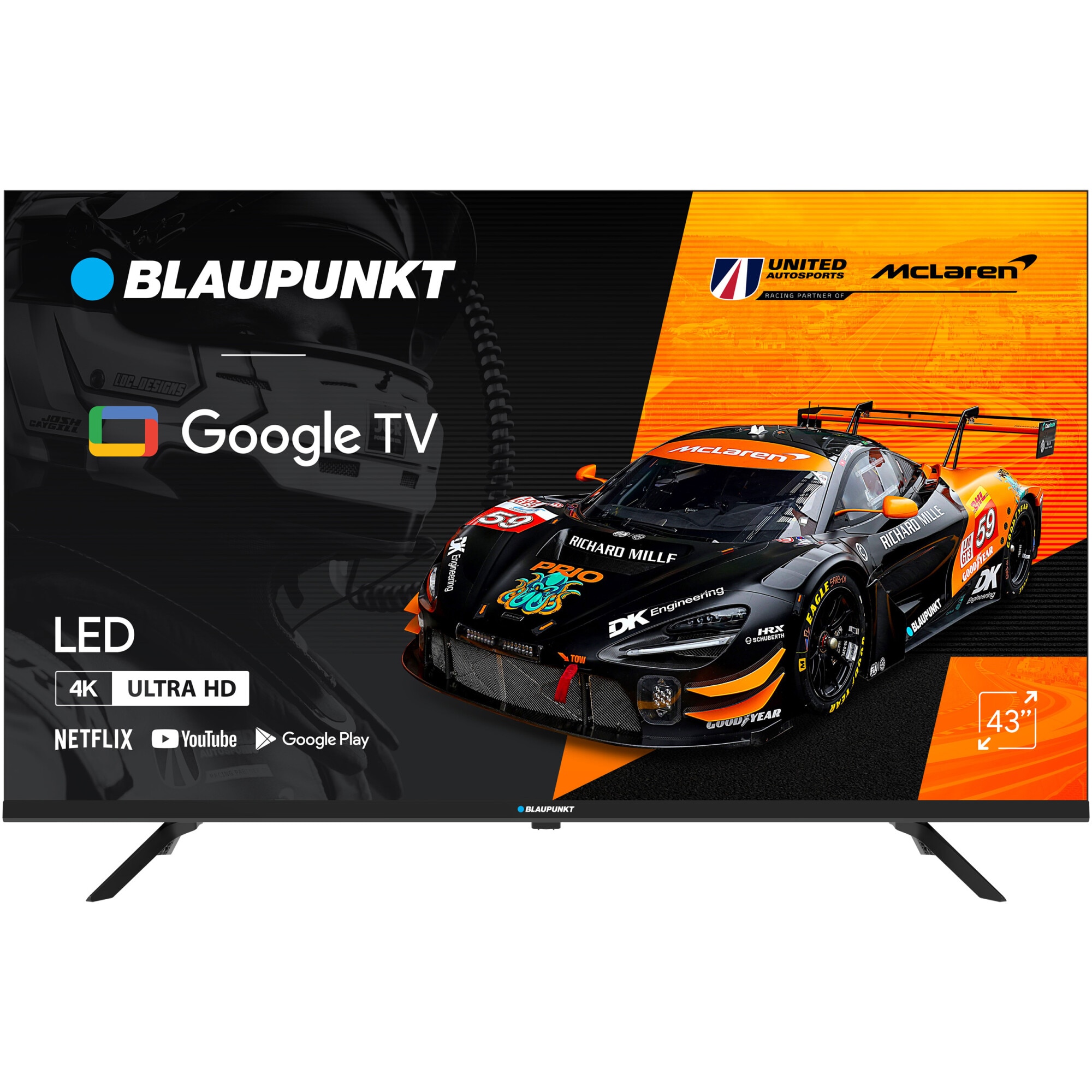 Televizor Blaupunkt LED 43UGC5500S, 109 cm, Smart Google TV, 4K Ultra ...