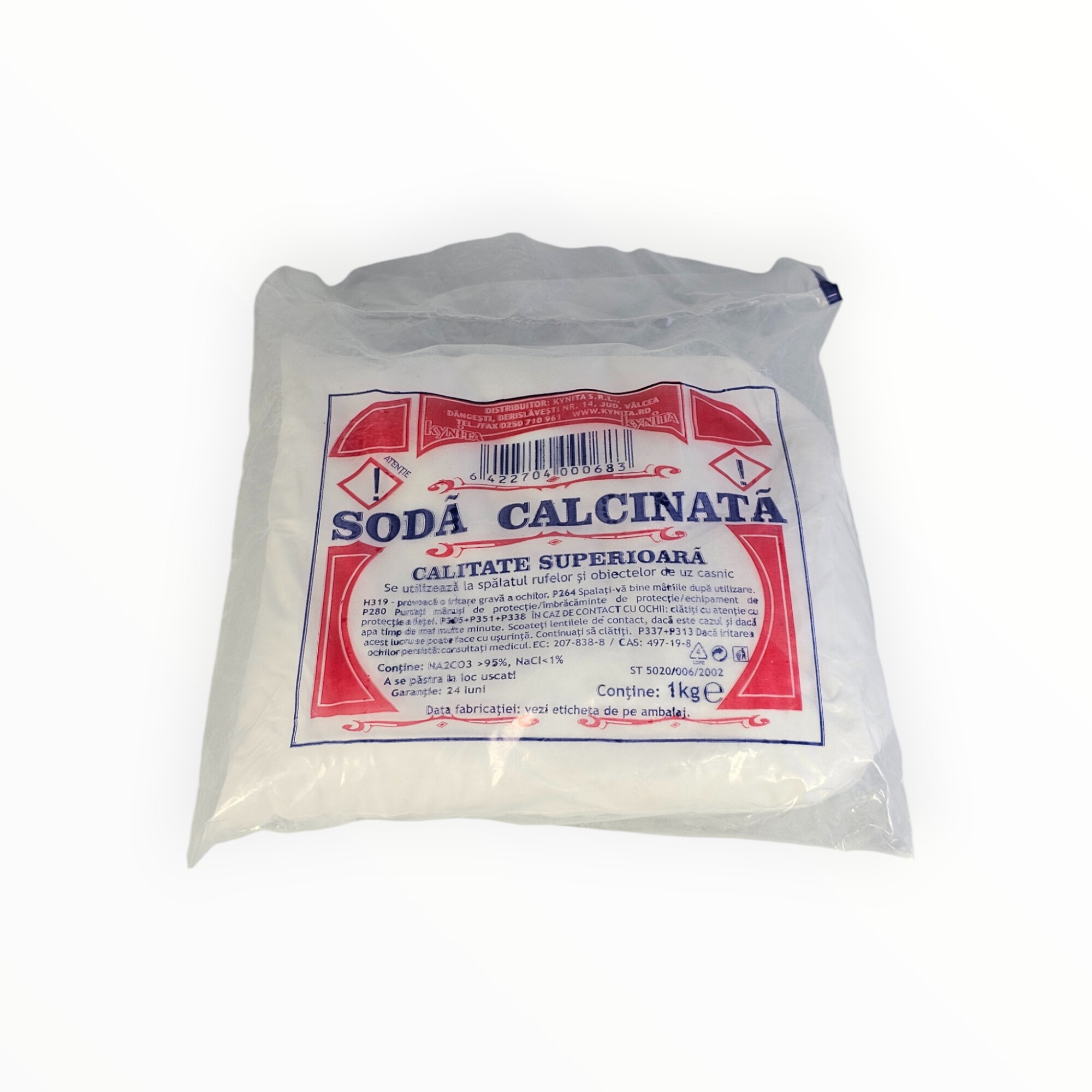 Soda Calcinata 1 KG Pulbere pentru Spalat Rufe si Curatenie - eMAG.ro