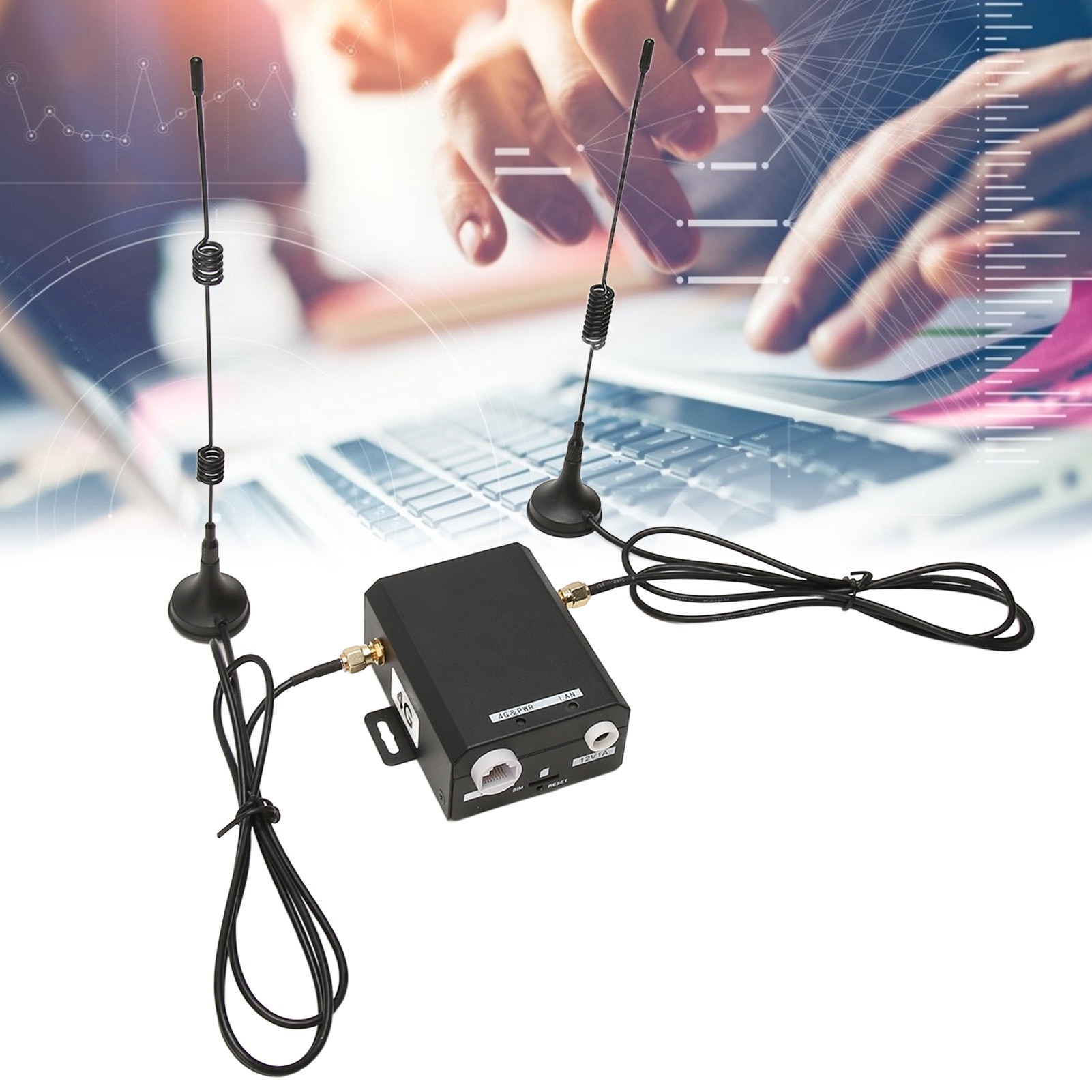 Router 4G LTE, Mmgoqqt, 150Mbps, suport 16 utilizatori, 2 antene ...