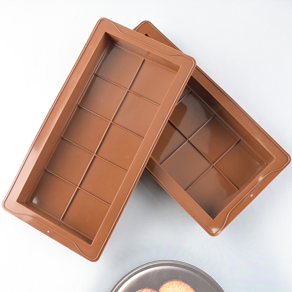 Forme de ciocolata, pachet de 2, cu spatula, 1 inch adancime Extra ...