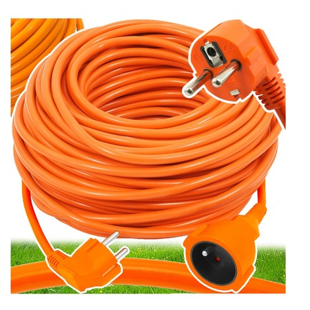 Prelungitor pentru gradina, Verke, cu impamantare, 3x1.0mm, 30m, V70112 ...