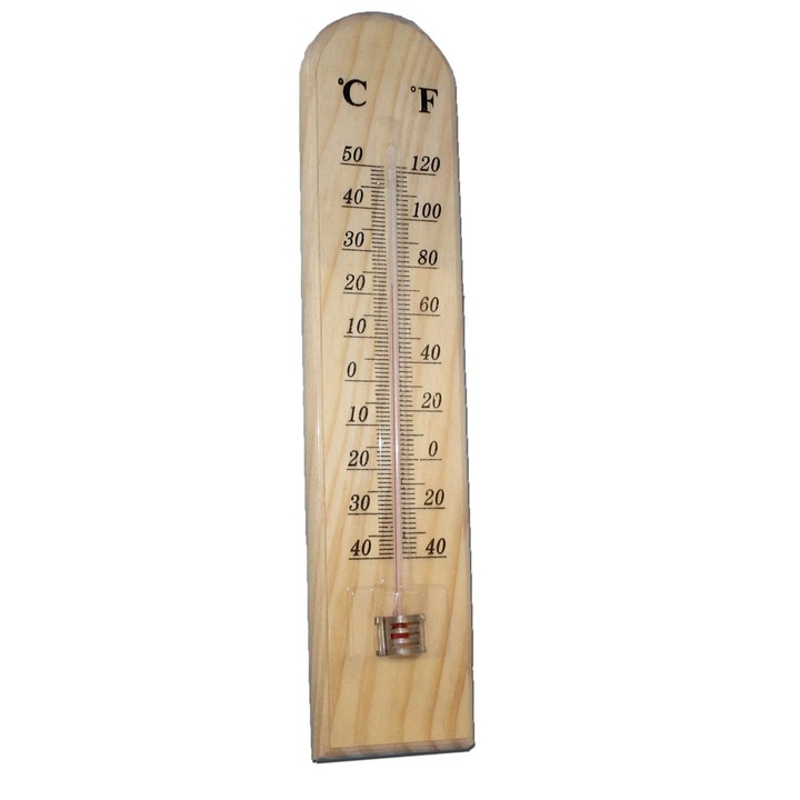 Termometru, EZRA, 25x5cm, Celsius si Fahrenheit - eMAG.ro
