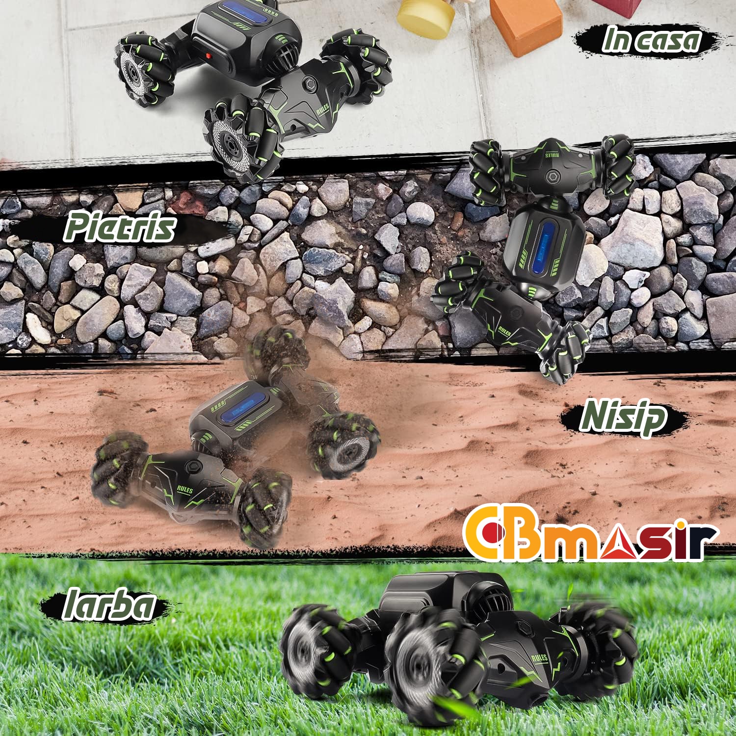 Masina telghidata TurboTwister by CBMasir™ cu articulatie bionica ...