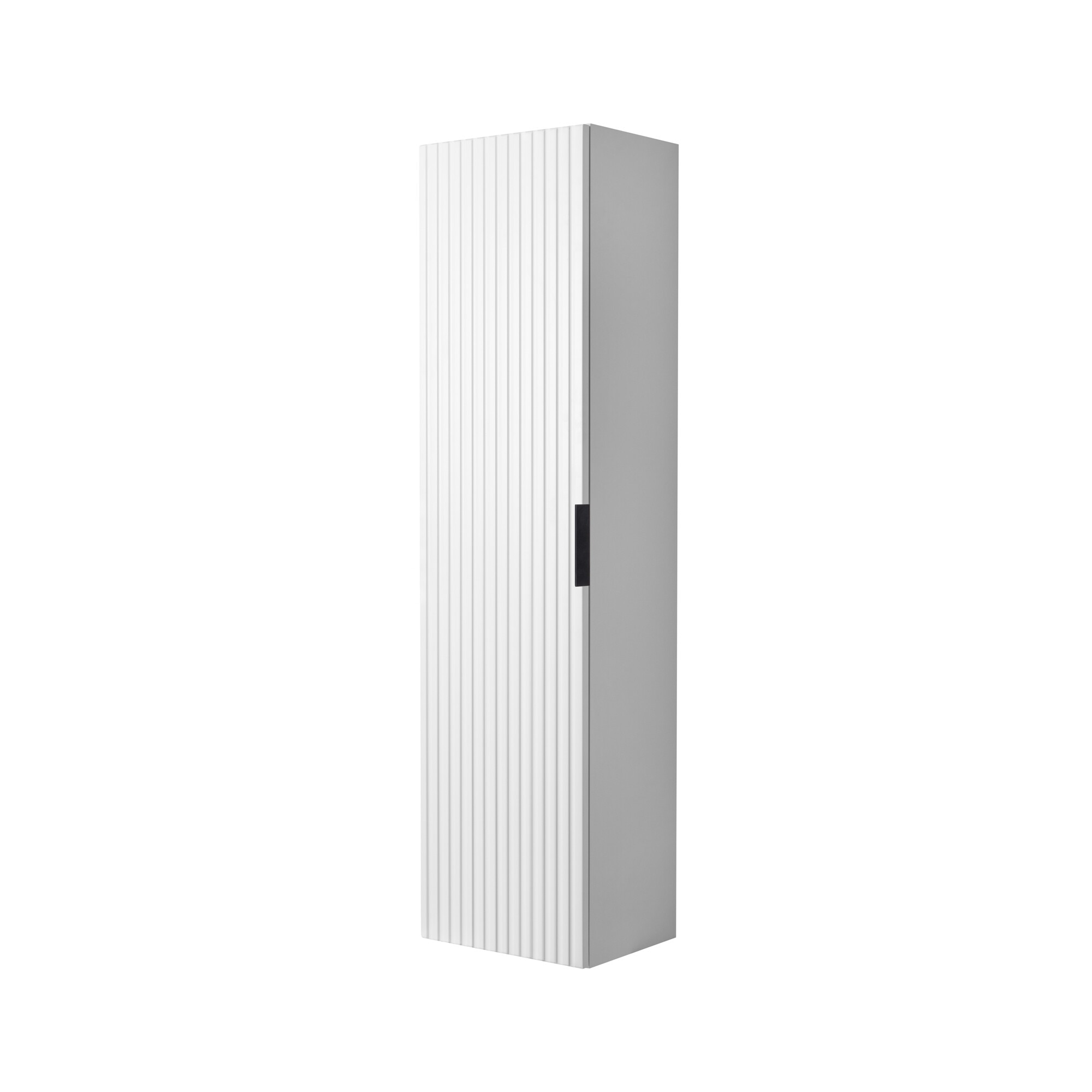 Стенен шкаф FLOW RODAN, 136 см, MDF, Soft Close, 3 рафта, Бял - eMAG.bg