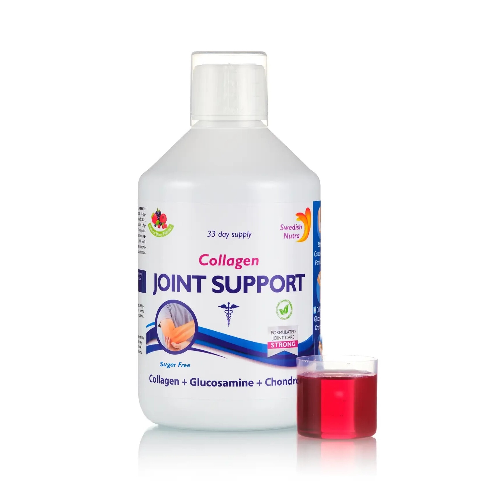 Joint Support, Colagen Lichid Hidrolizat Tip 1, 2 si 3 Cu 5.000 Mg + Glucozamina + Condroitina ...