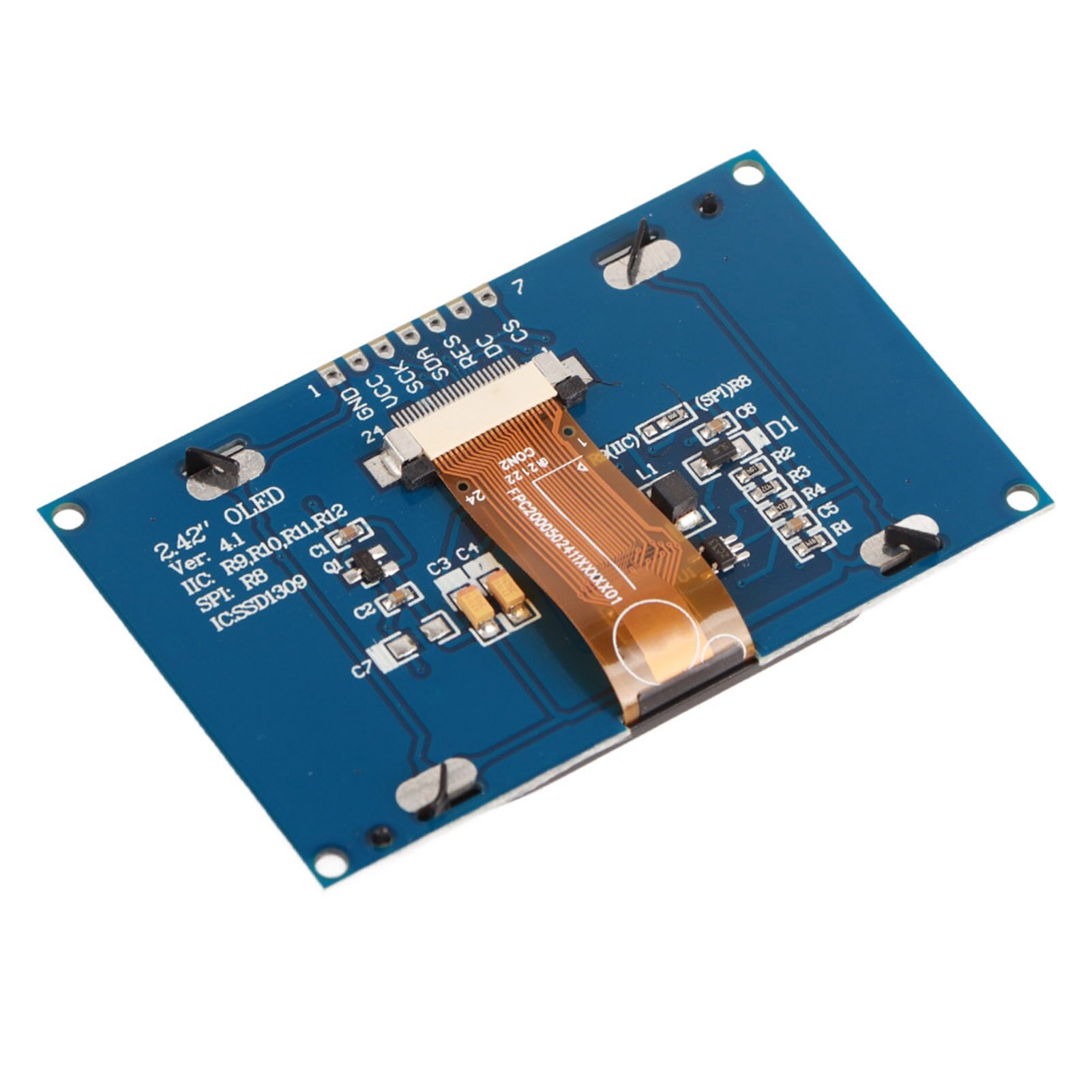 Modul Display OLED 2.42", Mmgoqqt, plastic, pentru utilizare ...