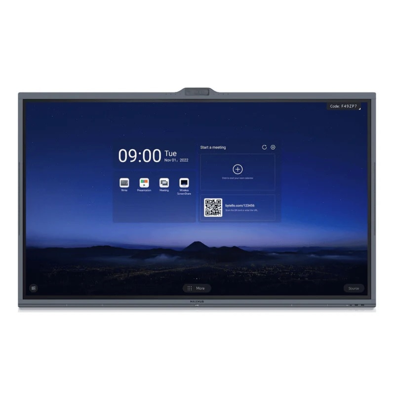 Display interactiv 16/7 Maxhub seria V6 ViewPro V6530, 65”, VA, 4K UHD ...