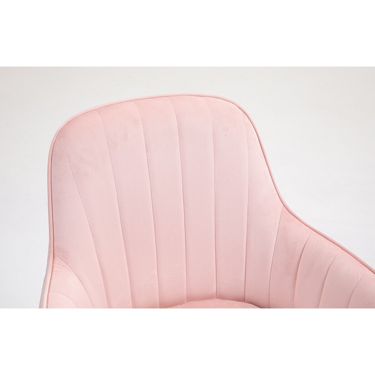 Scaun de birou, Votana, HR2022N, Catifea, Baza Aurie, Roz Pudra ...