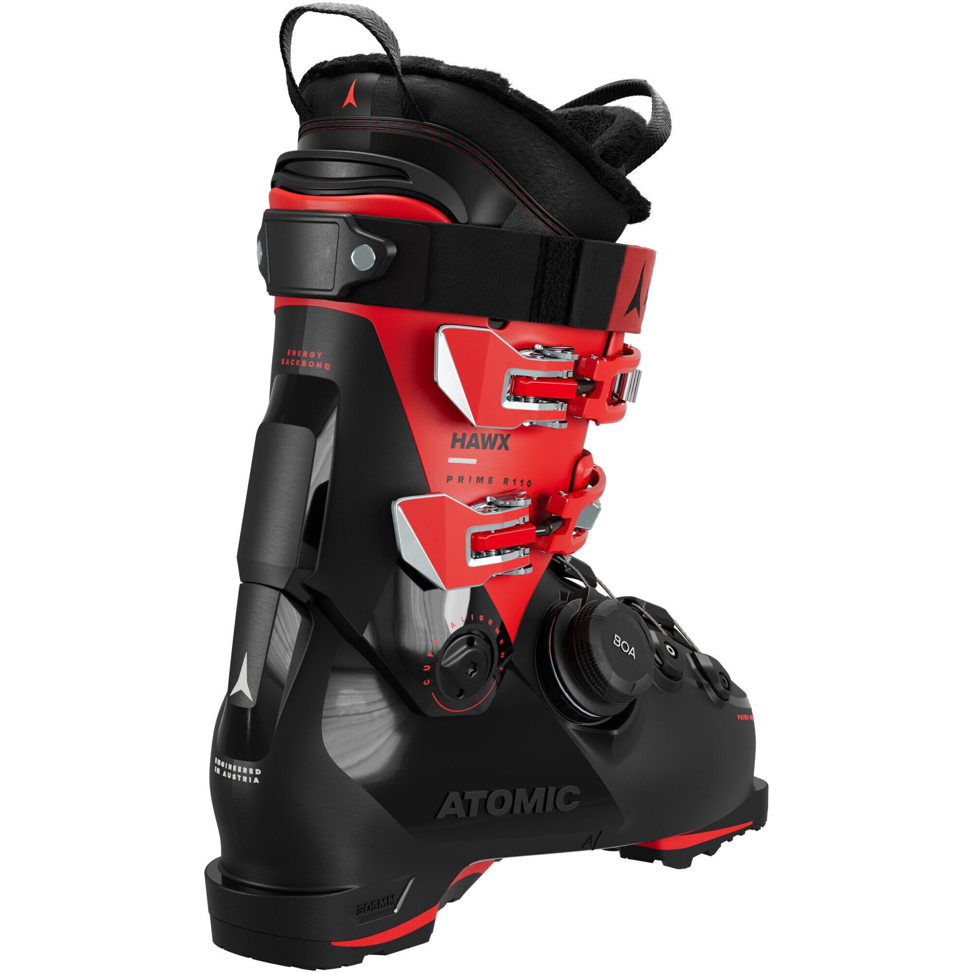 Clapari Atomic Hawx Prime R110 BOA GW, 28/28.5 cm, negru/rosu - eMAG.ro