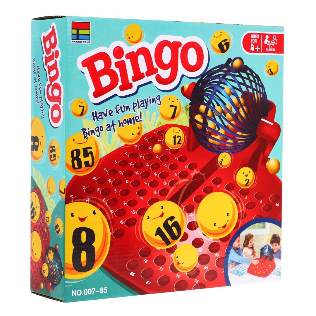 Joc de loterie pentru copii Bingo 4+ numere + masina de desenat cu ...