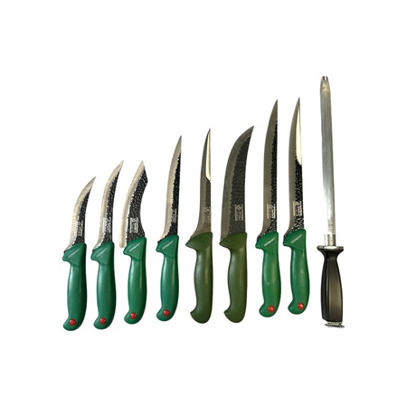 Set 8 cutite profesionale macelarie, 2 Cutite injunghiat 25 cm, 2 ...