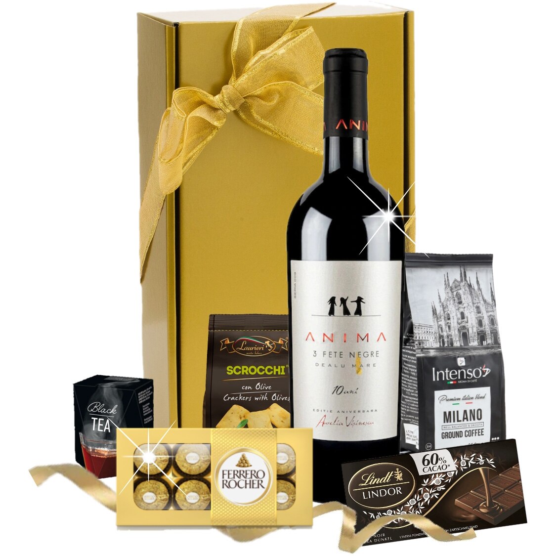 Vin rosu 3 Fete Negre - Aurelia Visinescu 0.75l Cafea Intenso macinata ...
