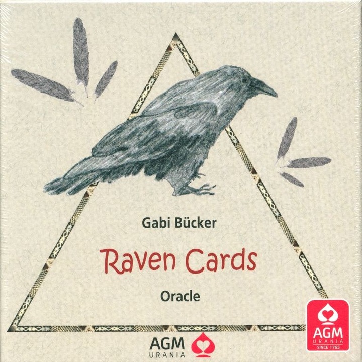 Raven Cards Oracle, Gabi Bucker, 2018, 49 carti, 130x130mm - eMAG.ro