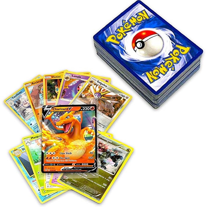 Set 100 carti aleatorii, 30 carti ultra rare si Album mare 3D de ...