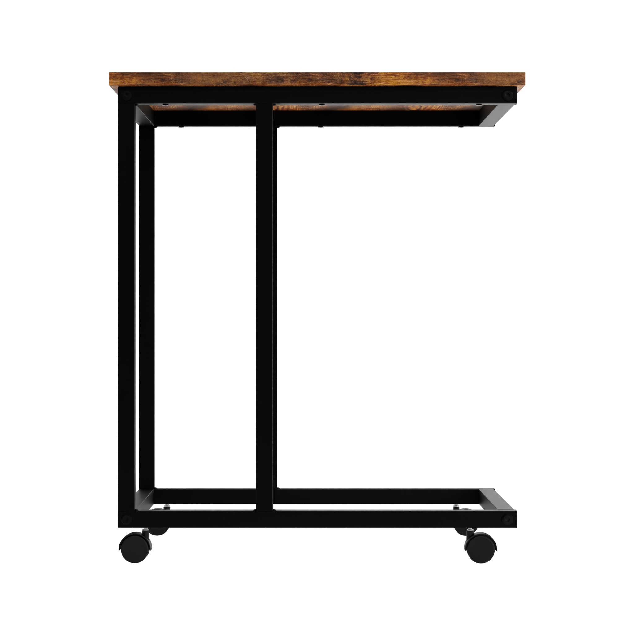 Masa de cafea Lenmar, ST1, Masuta laterala, Masuta de canapea cu roti ...