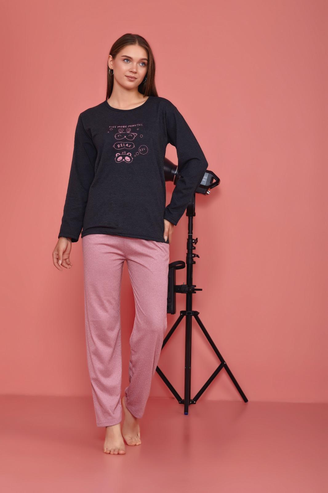 Pijama Femei, Maneca Lunga, Relax - eMAG.ro