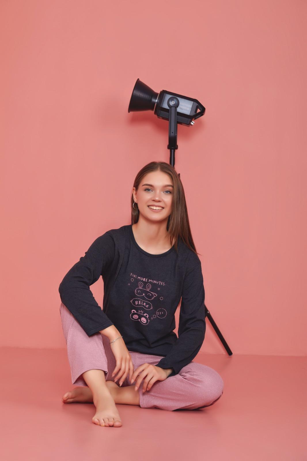 Pijama Femei, Maneca Lunga, Relax - eMAG.ro