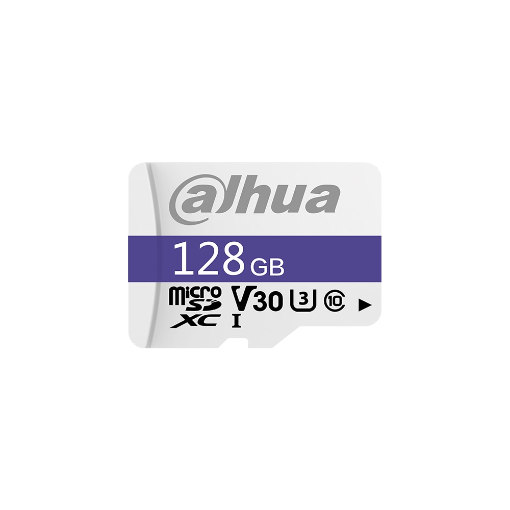 Card de memorie Dahua microSD 128GB, DHI-TF-C100, Clasa 10 UHS-I V30 ...