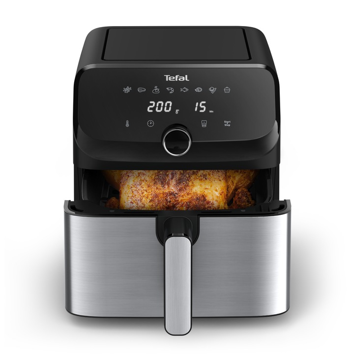 Фритюрник с горещ въздух Tefal Easy Fry Mega EY855D10, 2020W, капацитет ...