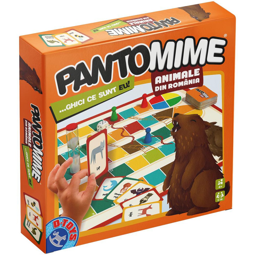 Joc D-Toys - Pantomime: Animale din Romania - eMAG.ro