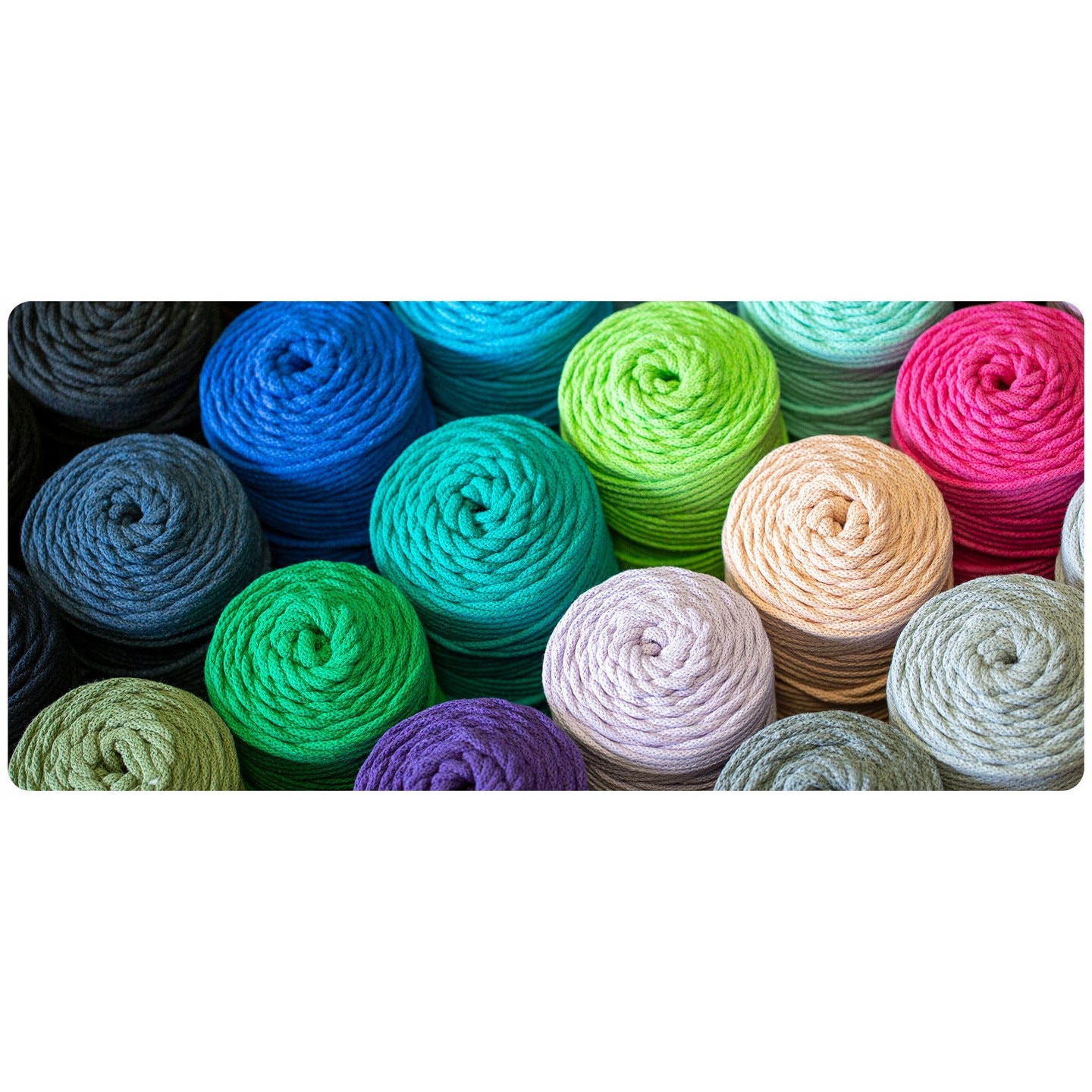 Snur bumbac pentru crosetat si tricotat snur macrame WAS impletit miez ...