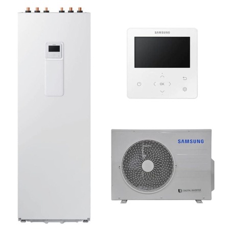 Pompa de caldura Samsung Climate Hub Split R32 6 kw cu boiler de 200 l ...