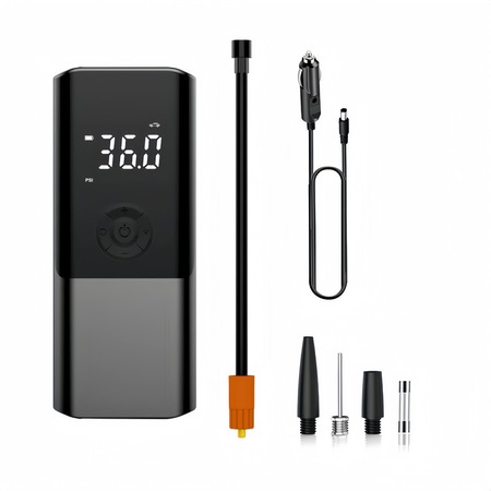 Compresor Auto Portabil, Pentru masina, motocicleta, bicicleta, Saltele ...