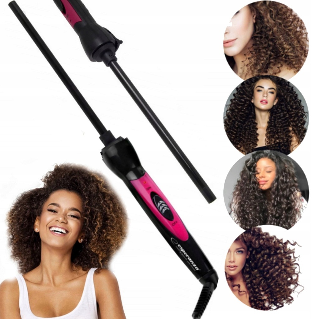 Ondulator pentru bucle afro, Invelis Ceramic, 25W, 230V, cablu de 180cm ...