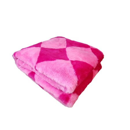 Patura plusata, Poliester, 150x200cm, Roz - eMAG.ro