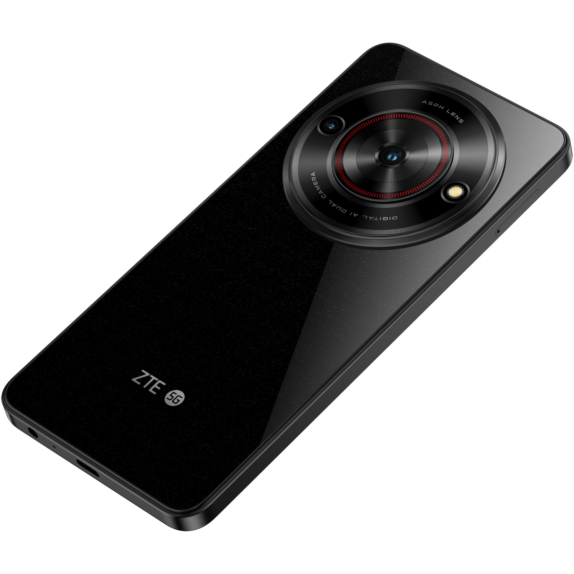 Telefon mobil ZTE Blade A75 5G, Dual SIM, 4GB RAM, 128GB, 5G, Black ...