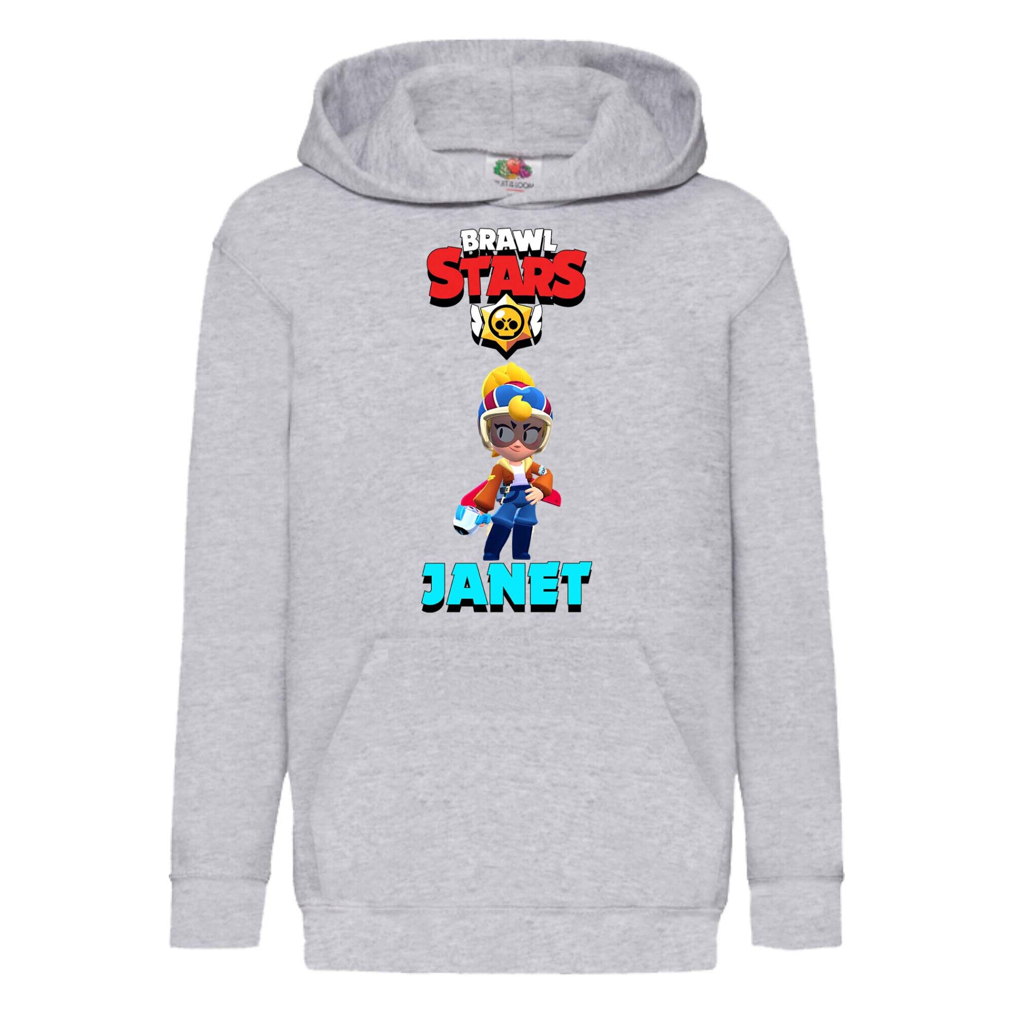 Hanorac copii Brawl Stars Battle Arena Tralala Janet G Force, Gri ...