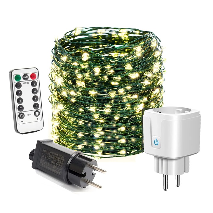 Ghirlanda Luminoasa Decorativa, Instalatie de Craciun cu Luminite LED ...