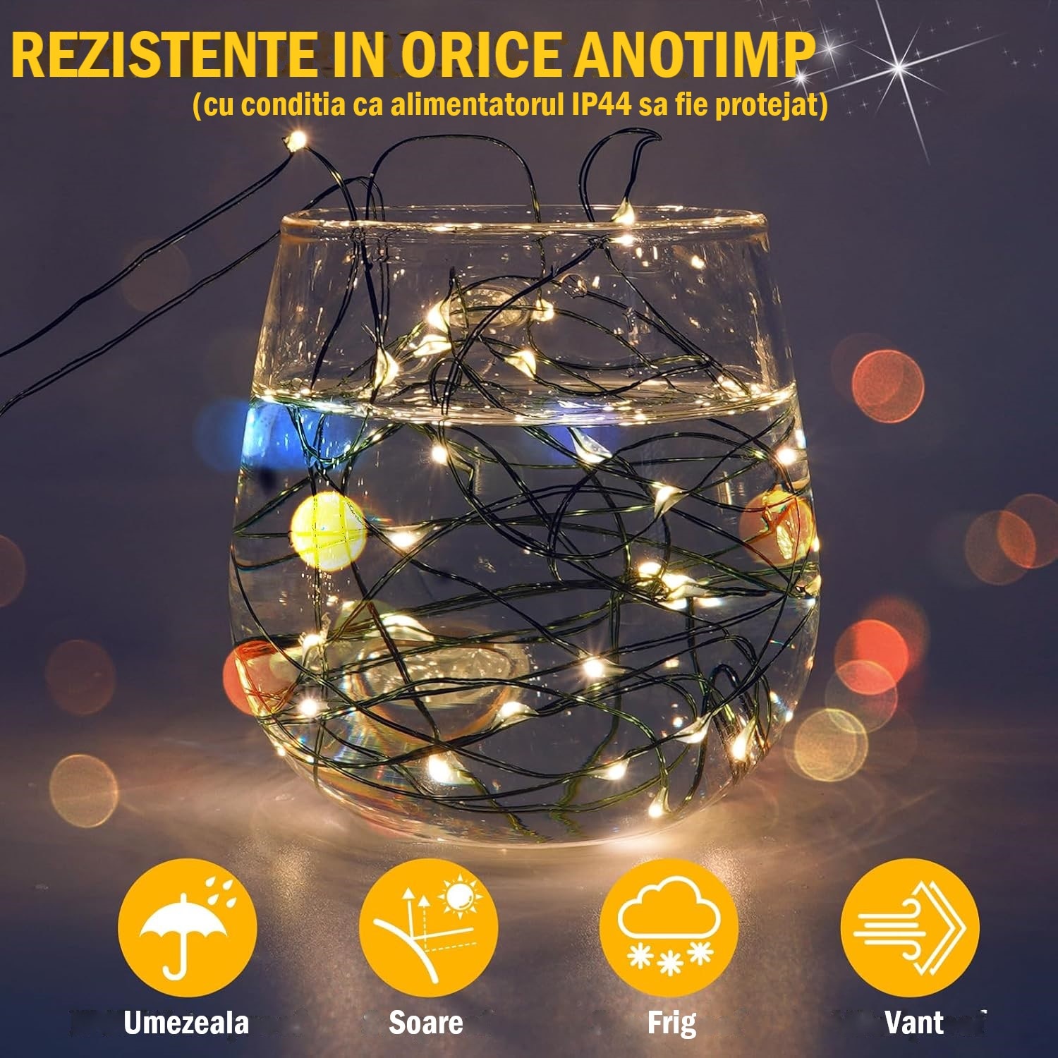 Ghirlanda Luminoasa Decorativa, Instalatie de Craciun cu Luminite LED ...