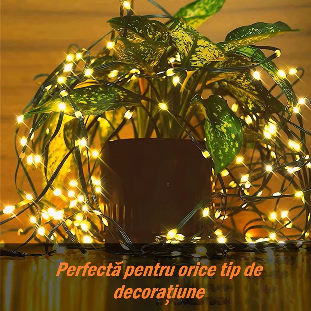 Ghirlanda Luminoasa Decorativa, Instalatie de Craciun cu Luminite LED ...