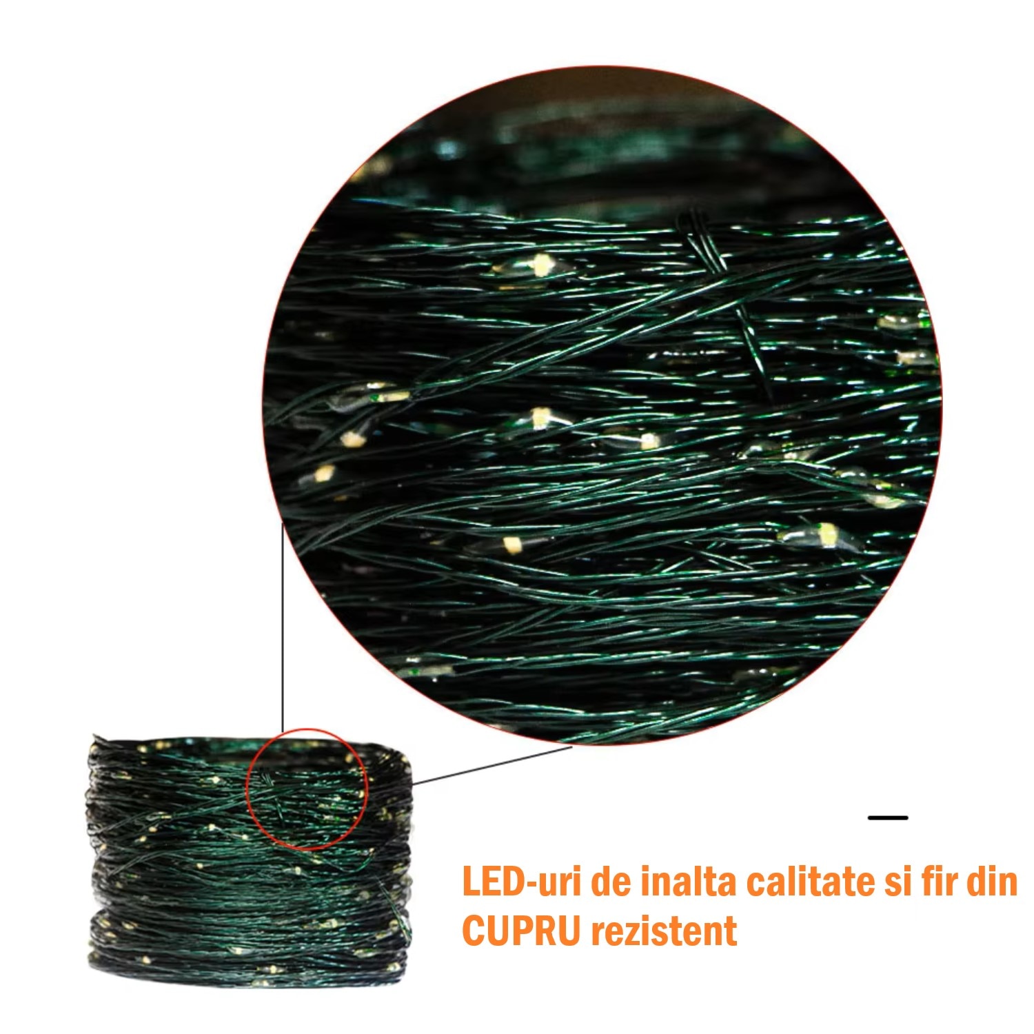 Ghirlanda Luminoasa Decorativa, Instalatie de Craciun cu Luminite LED ...