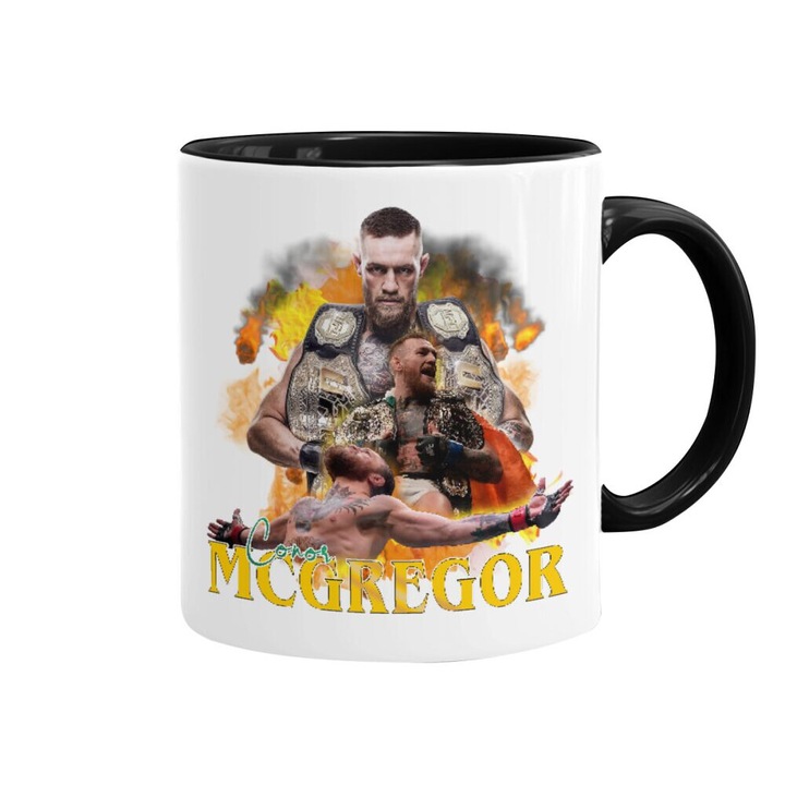 Cana ceramica Conor McGregor Notorious, 330ml - eMAG.ro