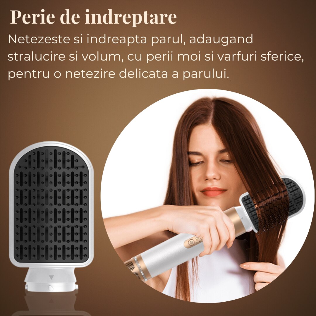 Set uscator de par 7 in 1 INOMEVIX®, 1400W, 3 Viteze si 3 Trepte ...