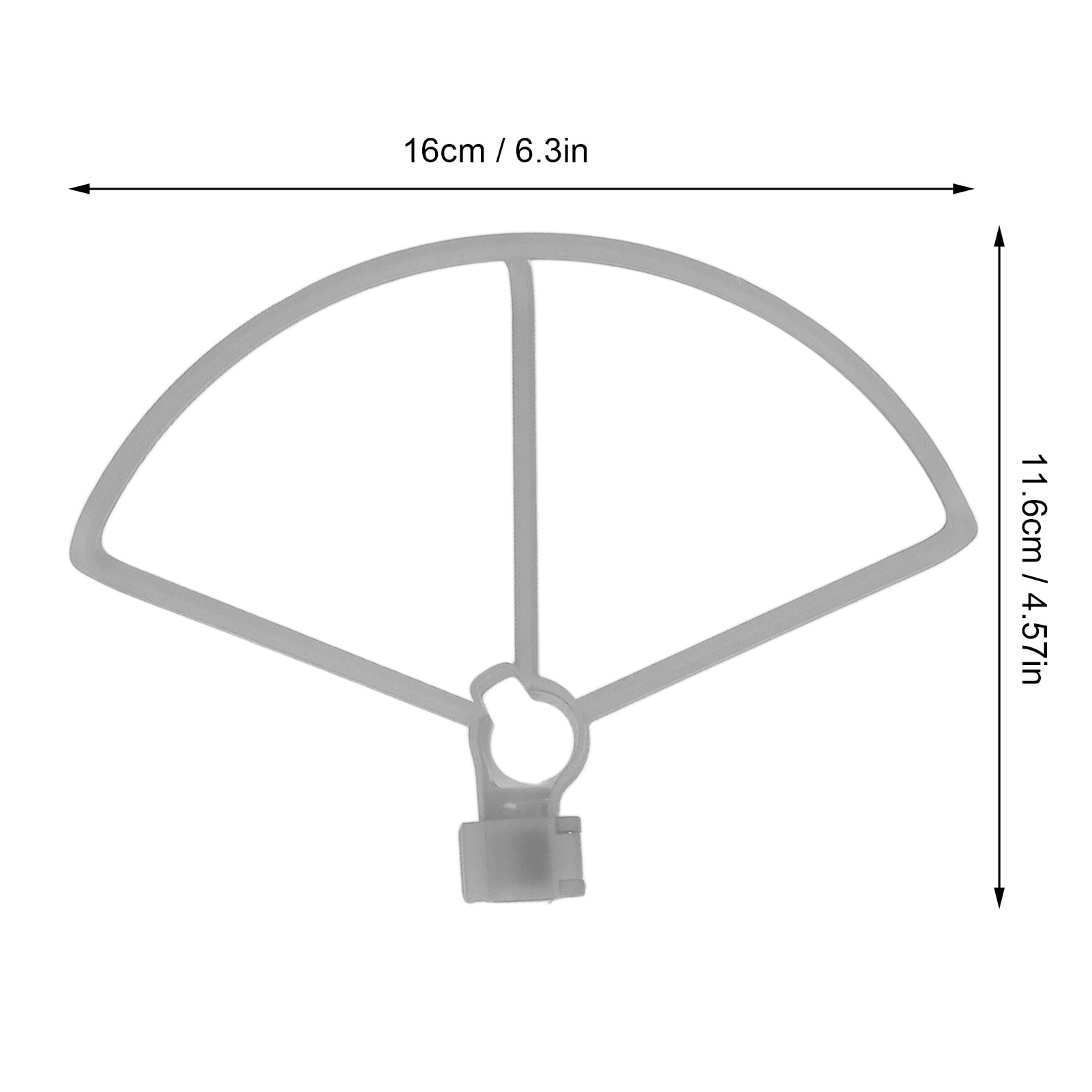 Set 4 bucati protectie elice pentru drona, longziming, ABS, 16x11.6x1 ...