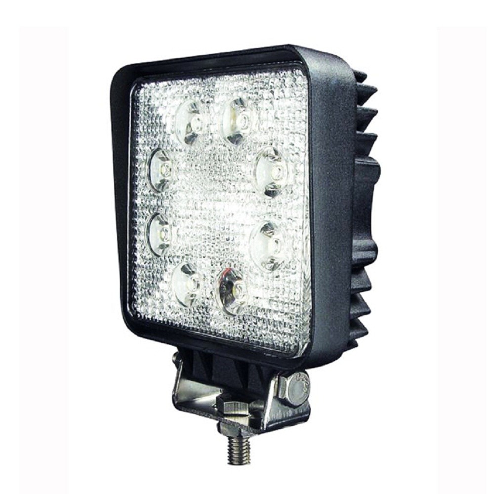 Proiector LED auto offroad 24W/12V-24V, 1760 lumeni, patrat, spot beam ...