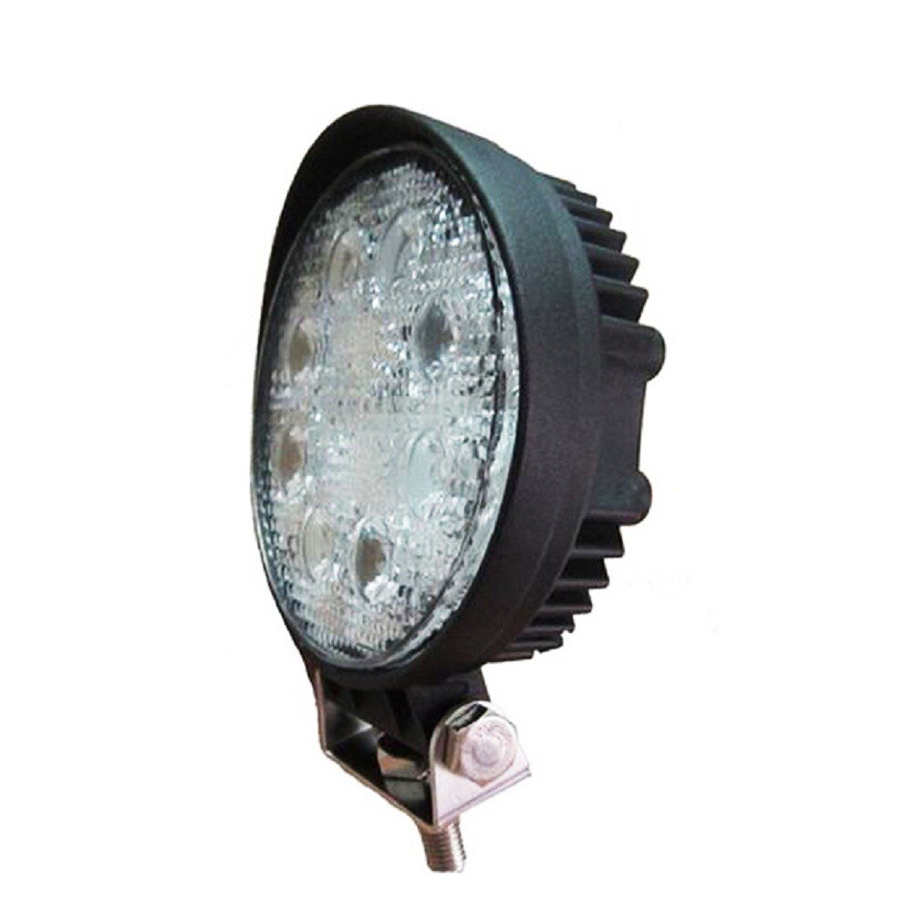 Proiector LED auto offroad 24W/12V-24V, 1760 lumeni, rotund, spot beam ...