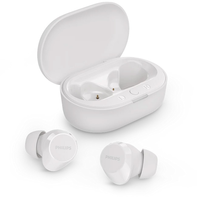 Casti In-Ear Philips TAT1209WT/00, True wireless, Bluetooth, Microfon ...