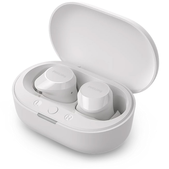 Casti In-Ear Philips TAT1209WT/00, True wireless, Bluetooth, Microfon ...
