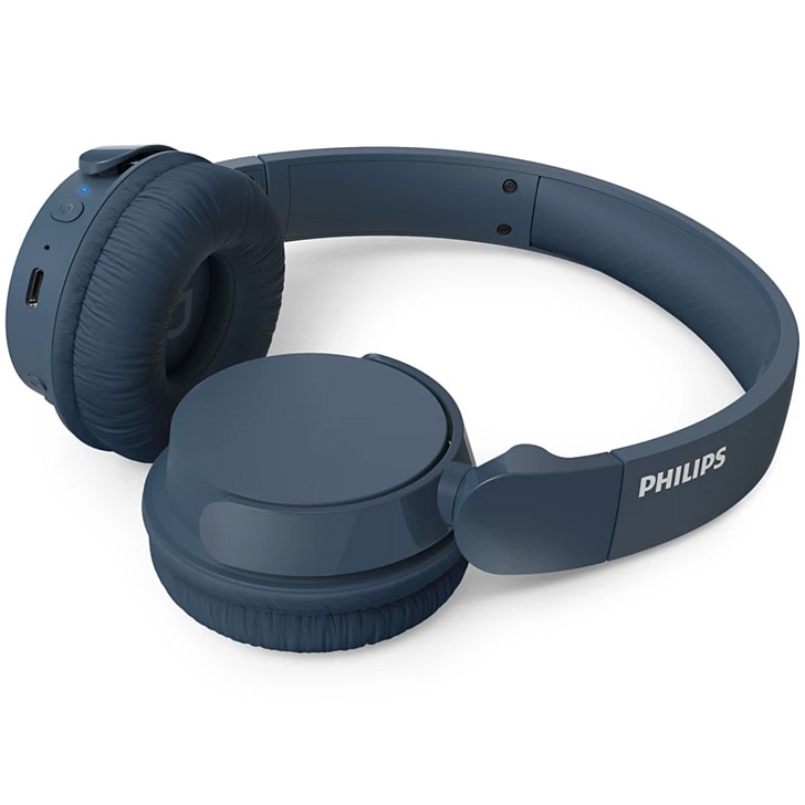 Casti On-Ear Philips TAH4209BL/00, Wireless, Bluetooth, Microfon ...