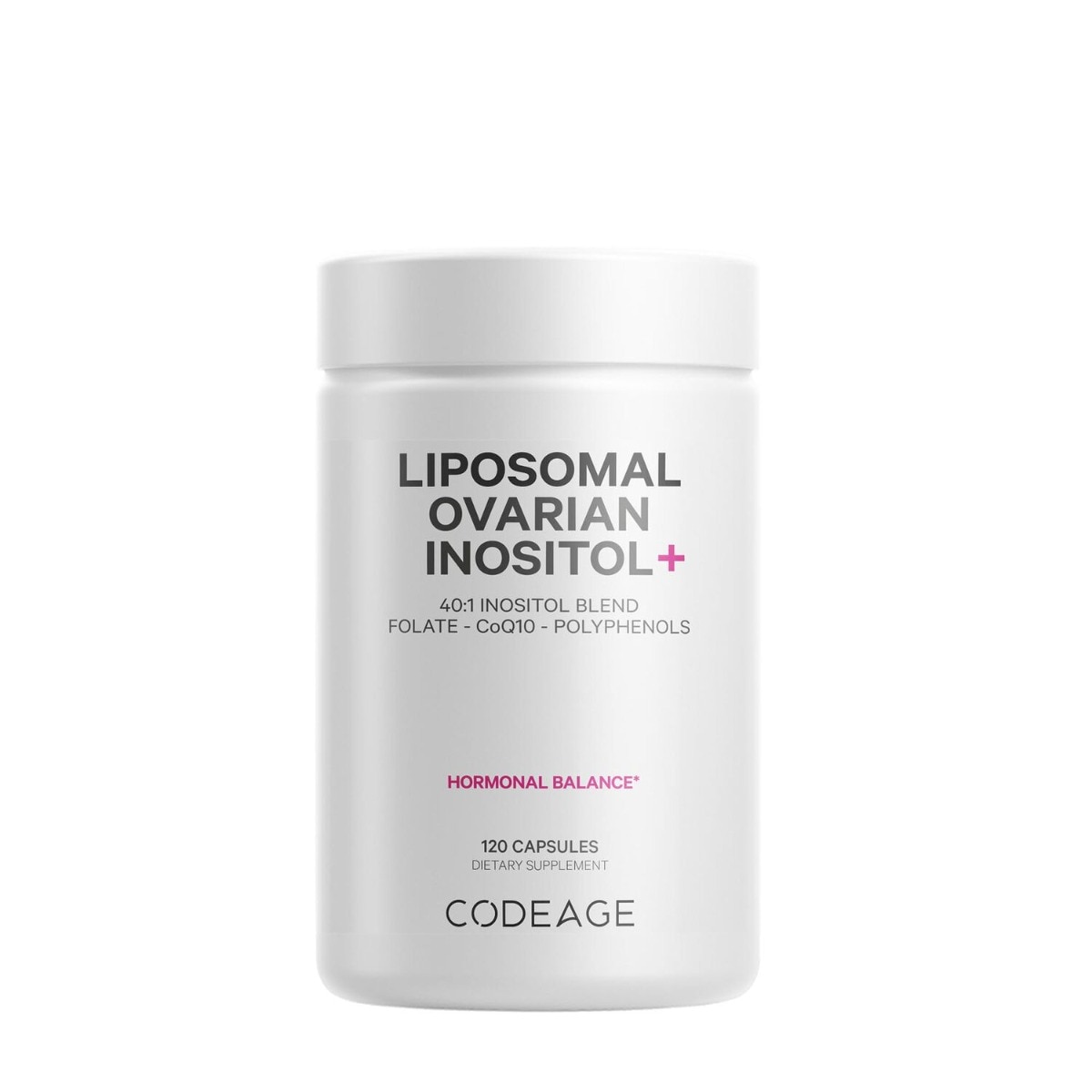 Codeage Liposomal Ovarian Inositol, Myo-Inozitol Ovarian cu Coenzima ...