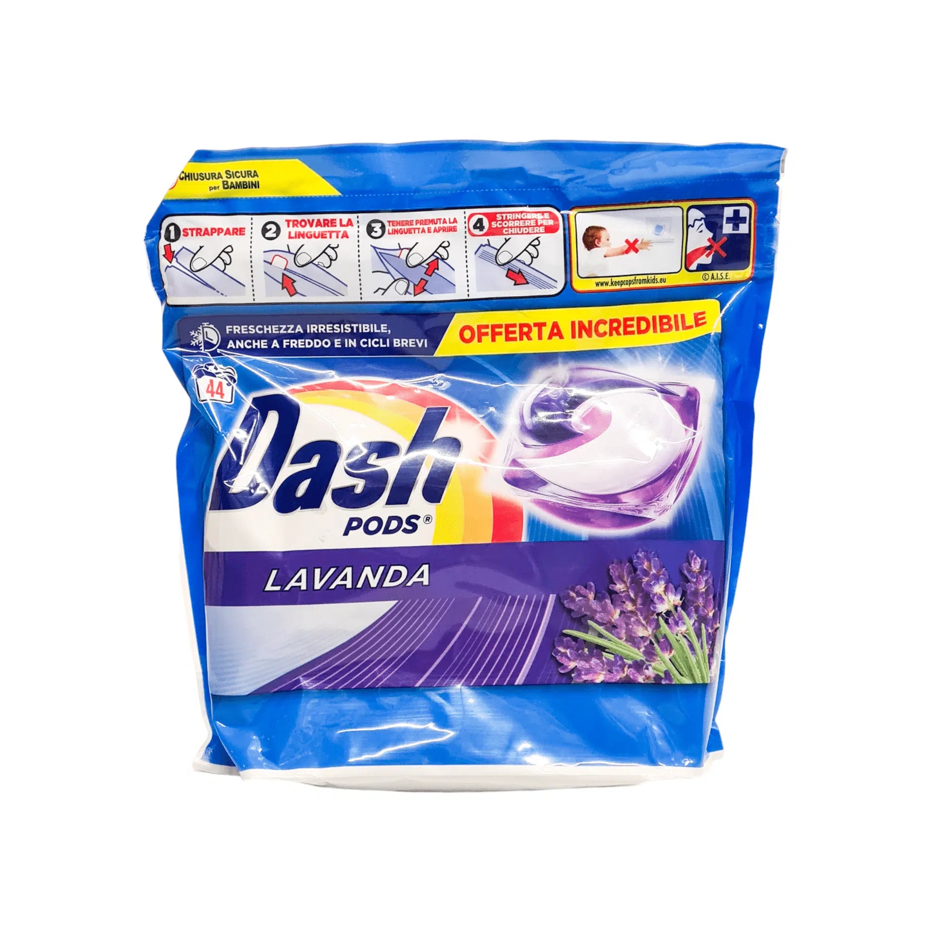 Dash Pods Detergent de Rufe Capsule Lavanda, 44 spalari - eMAG.ro