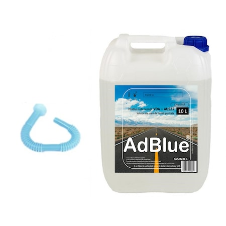 AdBlue Multimarca 10L, avizat RAR, VDA, ISO 22241-1, palnie de umplere inclusa - eMAG.ro